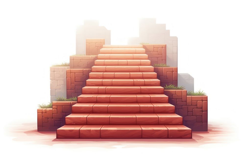 Steps architecture staircase building. AI | Free Photo Illustration ...