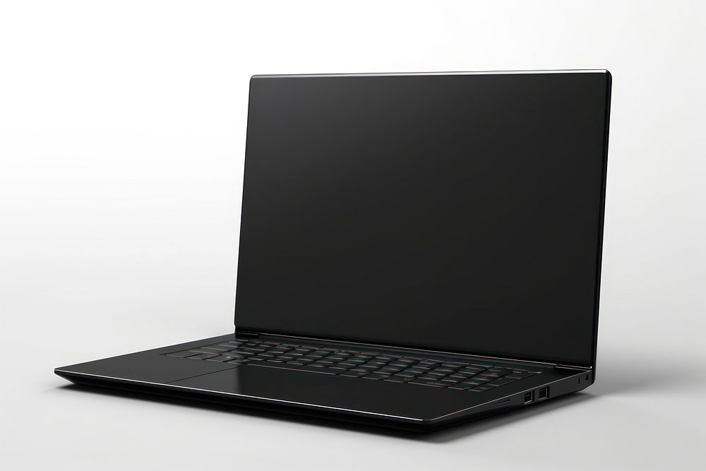 Black laptop computer portability electronics | Free Photo - rawpixel