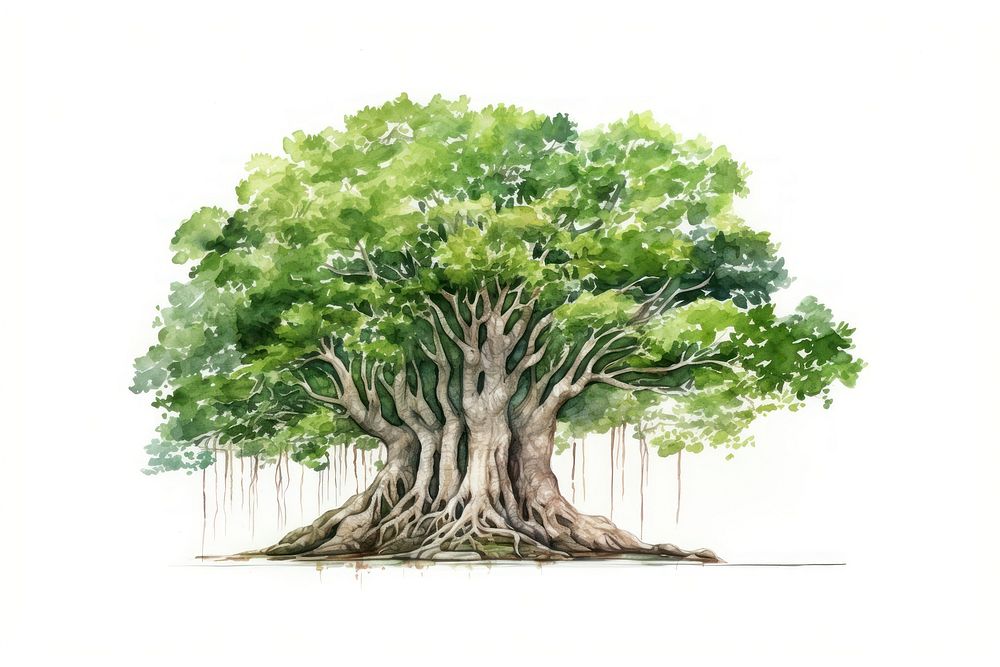 Tree drawing sketch plant. | Free Photo Illustration - rawpixel