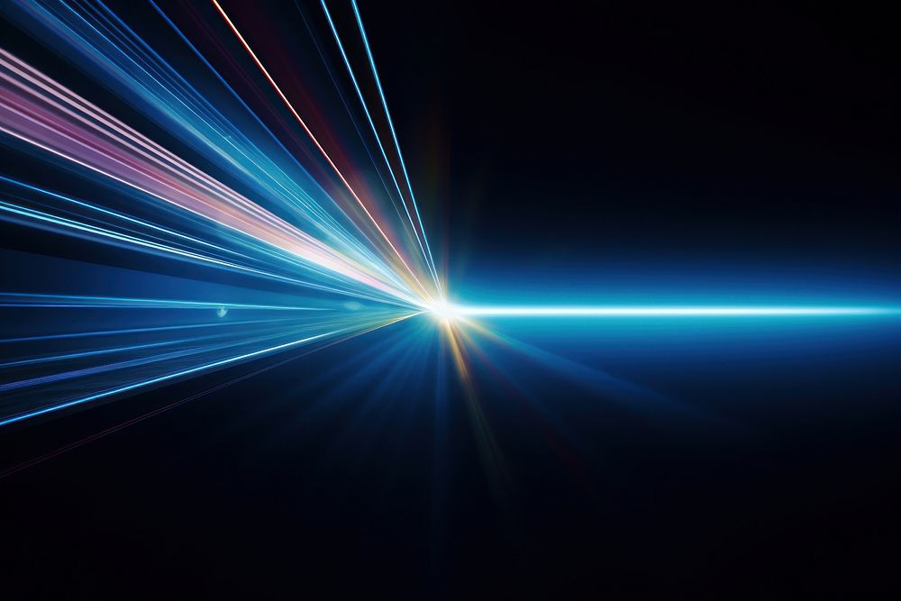 Refraction ray effect, black background, | Premium Photo - rawpixel