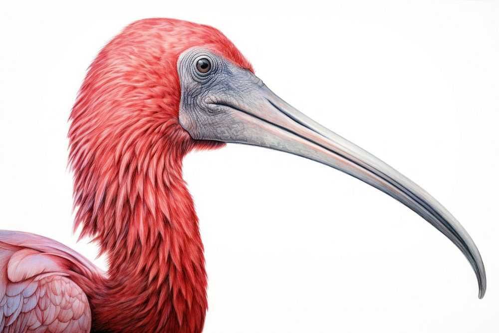 Ibis drawing animal bird. AI | Free Photo Illustration - rawpixel