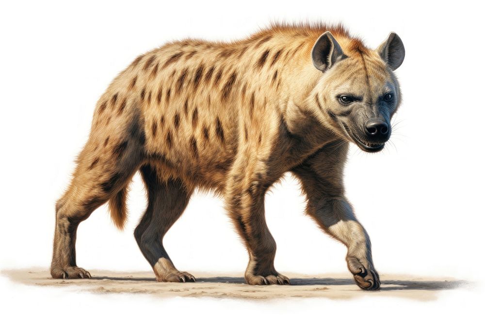 Majestic hyena wildlife animal mammal. | Free Photo Illustration - rawpixel