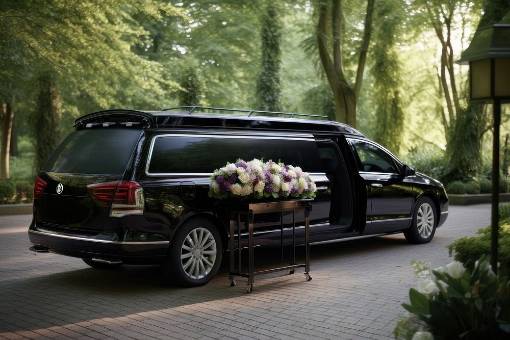 Funeral service car vehicle flower. | Premium Photo - rawpixel