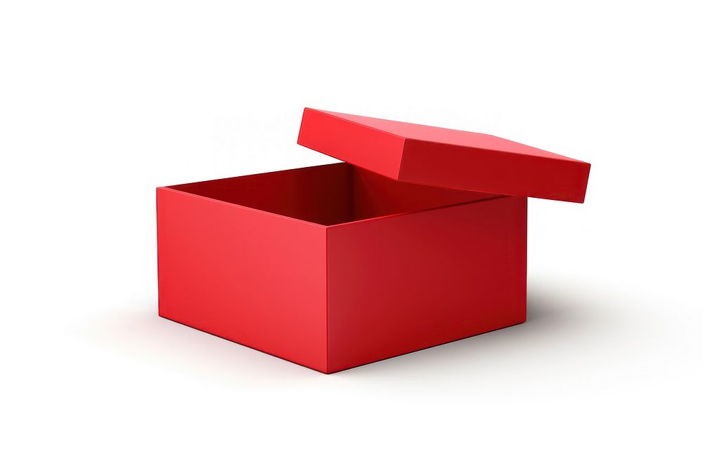 Opened box surprise carton red. | Premium Photo - rawpixel