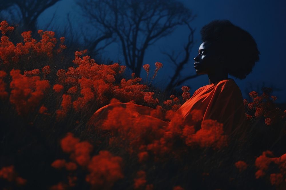 African american nature portrait outdoors. | Free Photo - rawpixel