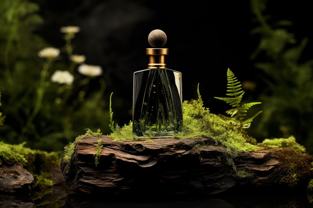 Perfumes bottle nature black. | Free Photo - rawpixel