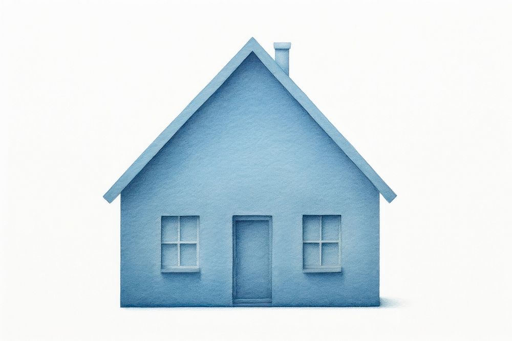 House architecture building blue. | Free Photo Illustration - rawpixel