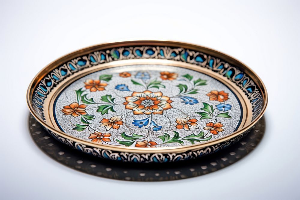 Serving tray porcelain platter pattern | Free Photo - rawpixel