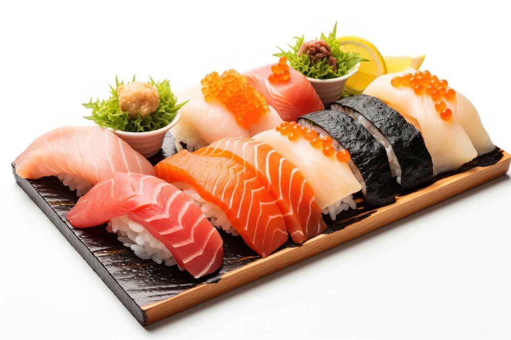 Japanese food sushi rice meat. | Free Photo - rawpixel