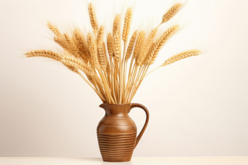 Wheat food vase triticale. | Free Photo - rawpixel