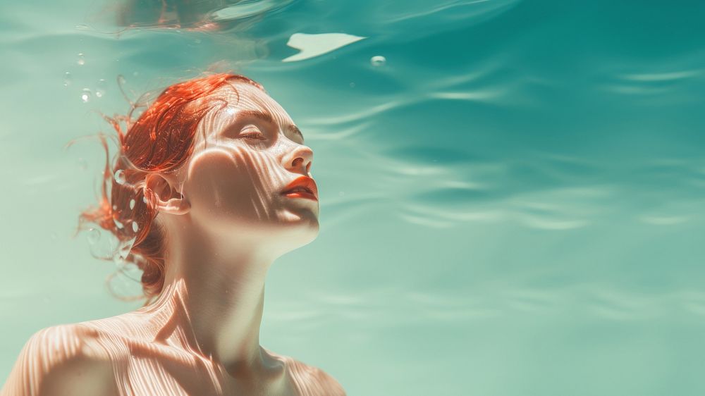 Swimming portrait outdoors nature. AI | Free Photo - rawpixel