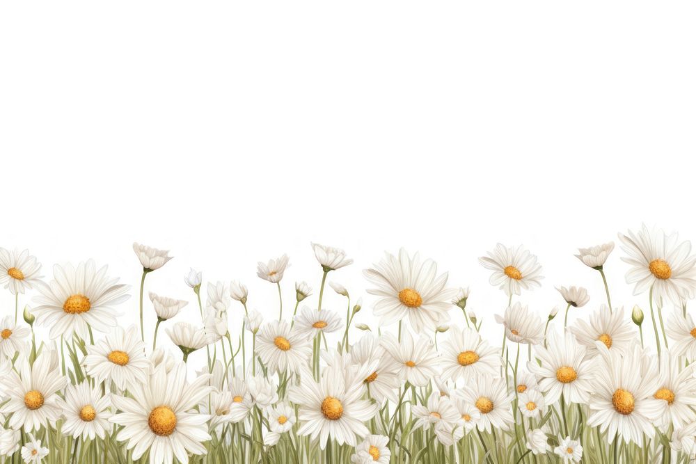 White daisy backgrounds outdoors flower. | Premium Photo Illustration ...
