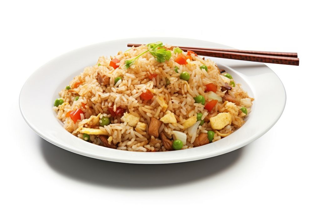 Asian fried rice plate food | Free Photo - rawpixel