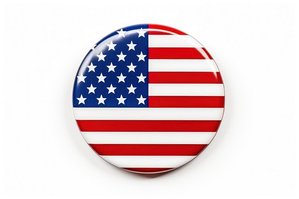 American flag pin circle symbol. | Free Photo - rawpixel
