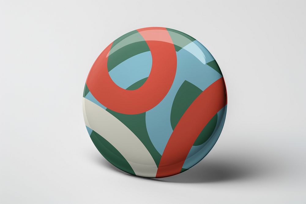 Colorful abstract pin badge | Free Photo - rawpixel