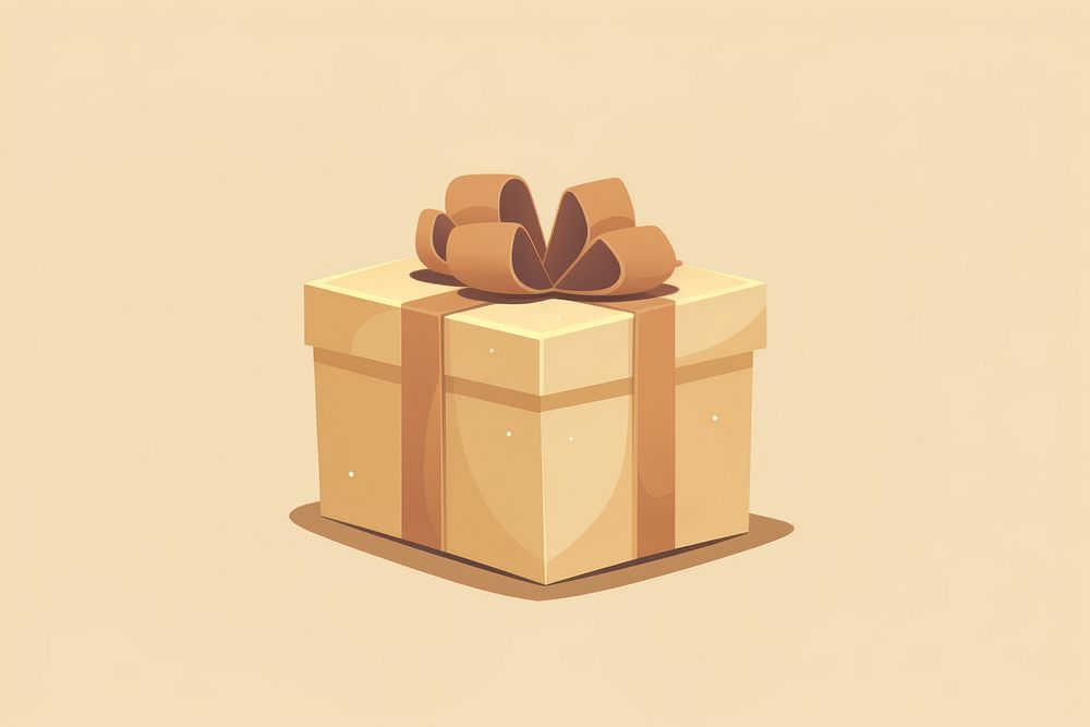 Gift box cardboard letterbox cartoon. | Free Photo Illustration - rawpixel