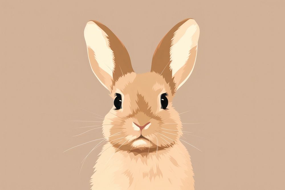 Rabbit portrait rodent animal. AI | Free Photo Illustration - rawpixel
