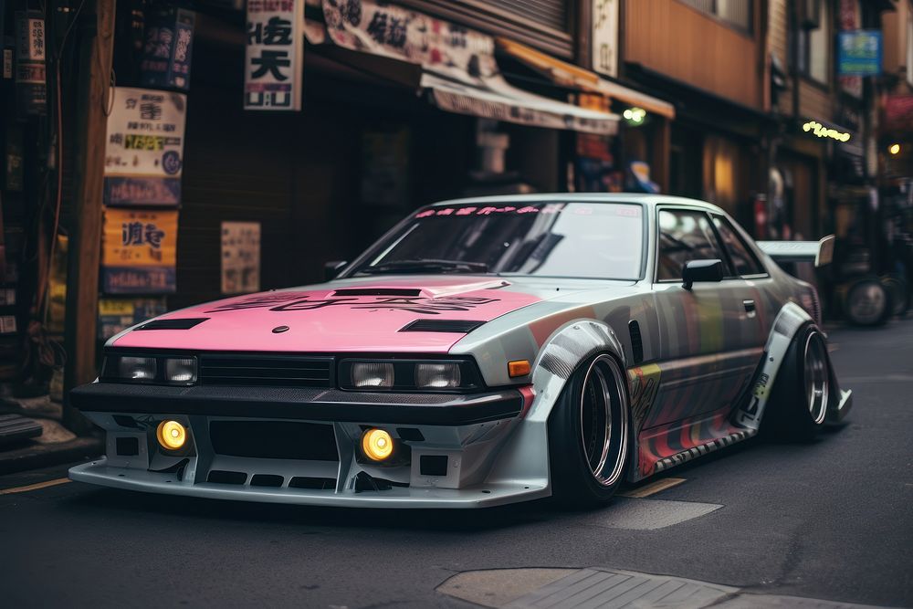 Bosozoku car vehicle wheel city. | Free Photo - rawpixel