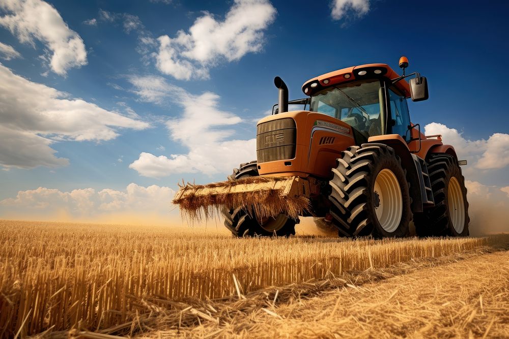 Tractor field agriculture outdoors. | Free Photo - rawpixel
