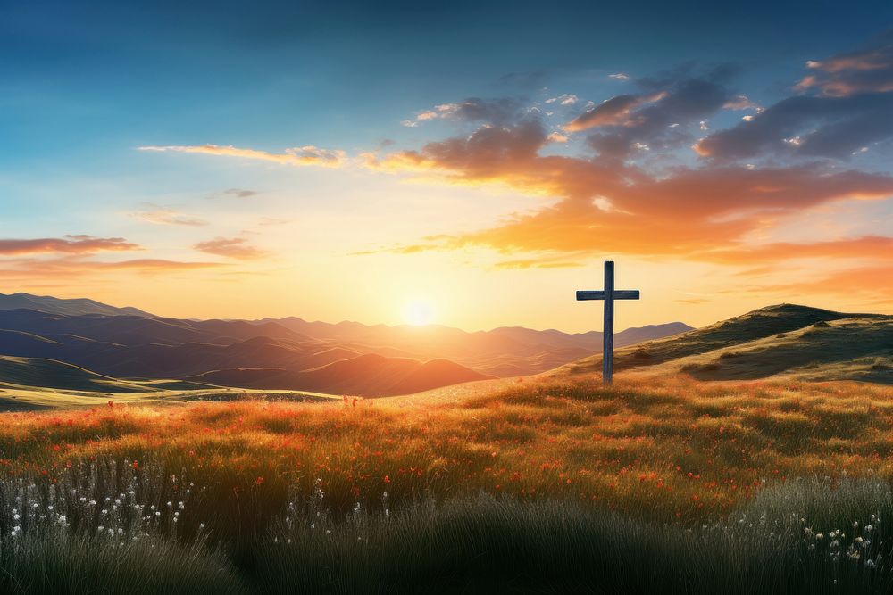 Landscape cross outdoors cemetery | Free Photo - rawpixel