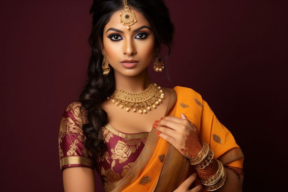 Saree Models Images | Free Photos, PNG Stickers, Wallpapers ...
