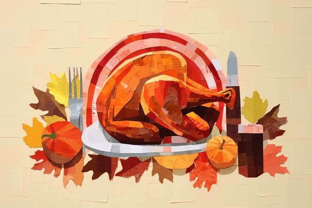 Thanksgiving thanksgiving painting dinner. | Free Photo Illustration ...