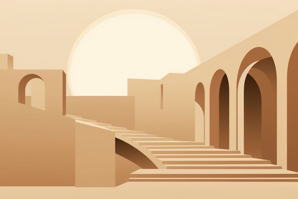 Archtech arch architecture building. | Premium Photo Illustration ...