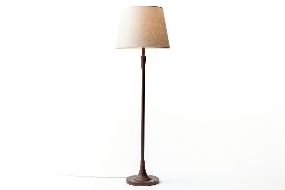 Standing lamp lampshade white background | Free Photo - rawpixel
