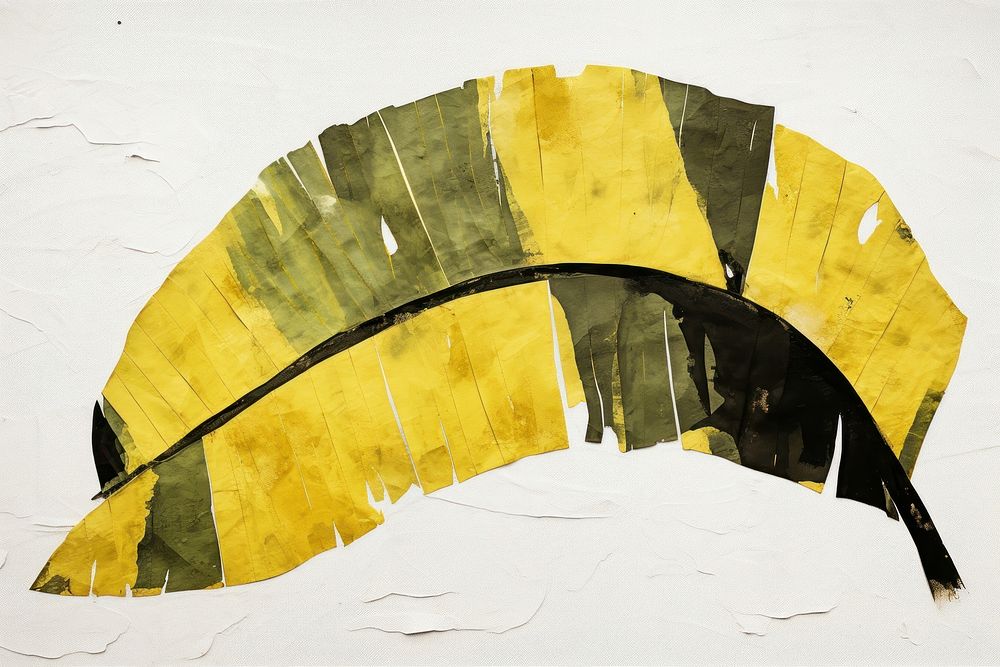 Banana leaf collage paper art. | Free Photo Illustration - rawpixel