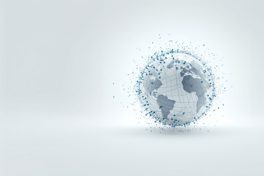 Data analytics globe network sphere | Free Photo - rawpixel
