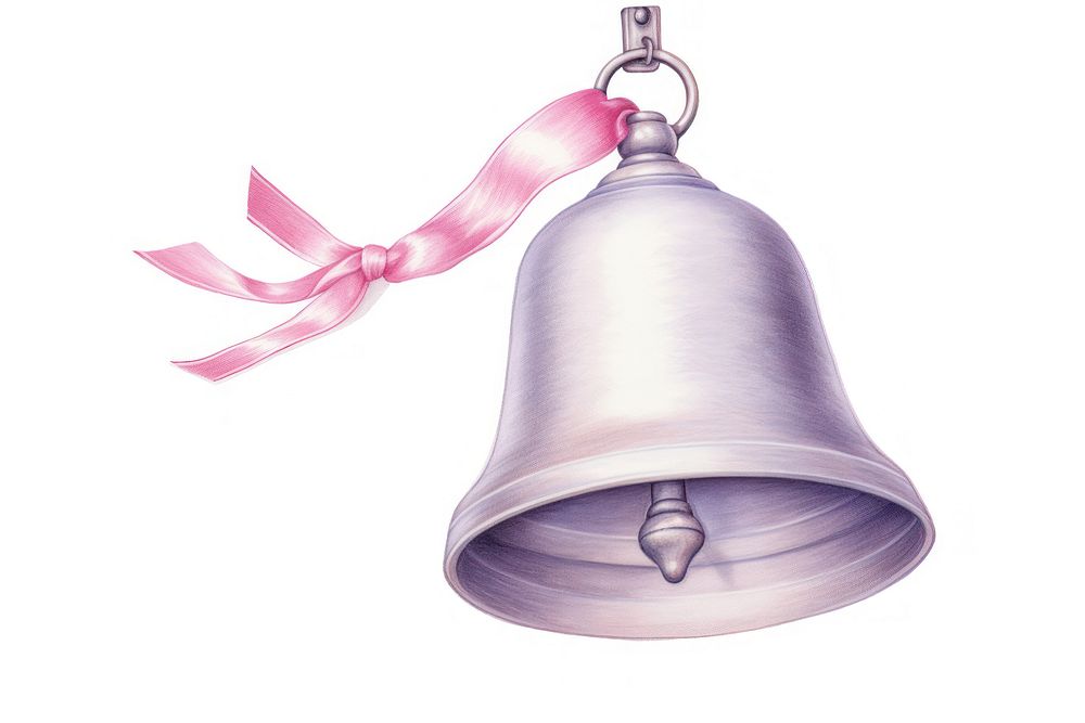 Dubble bell ribbon silver white | Free Photo Illustration - rawpixel