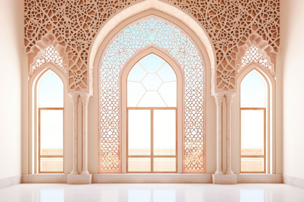 Mosque window architecture spirituality decoration. | Free Photo - rawpixel