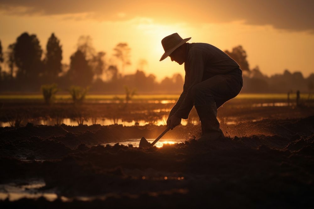Rising sun silhouette outdoors nature. | Free Photo - rawpixel