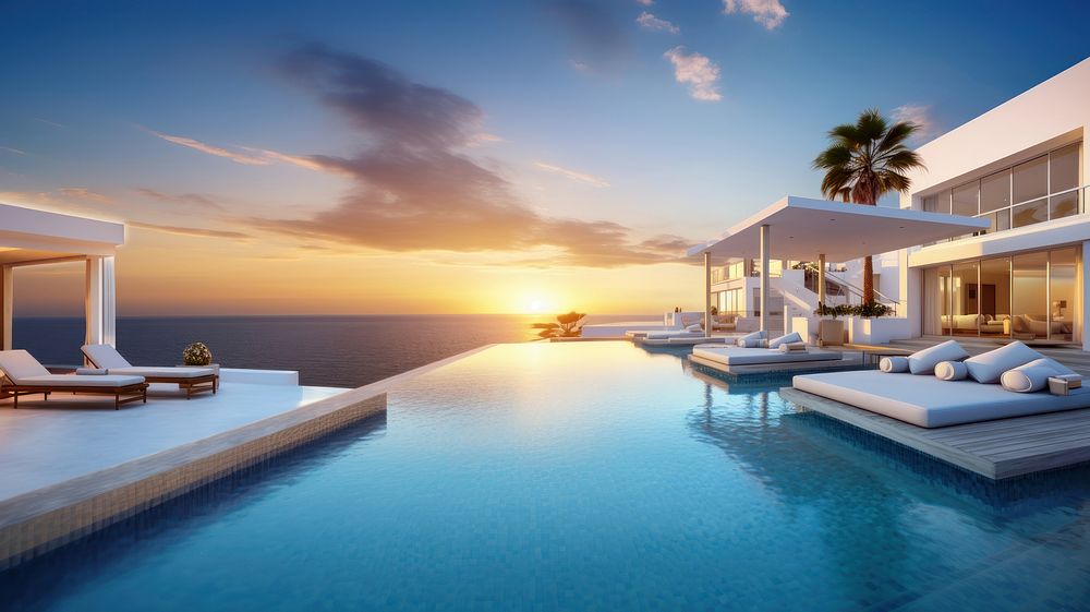 Sea view architecture furniture building. | Premium Photo - rawpixel