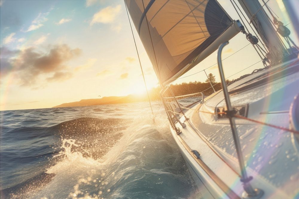 Sailing boat image light flare | Premium Photo - rawpixel