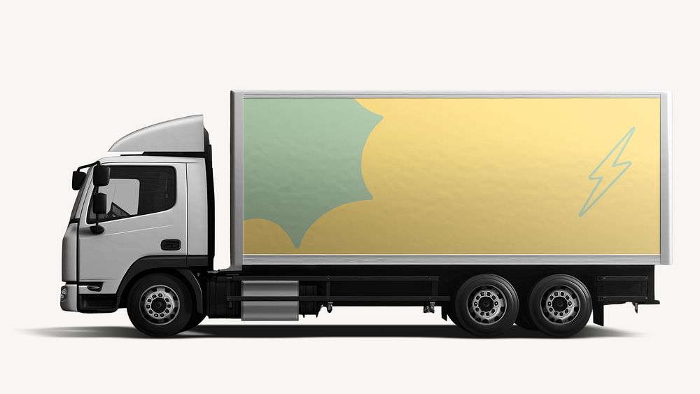 Yellow trailer truck, transporting vehicle | Free Photo - rawpixel