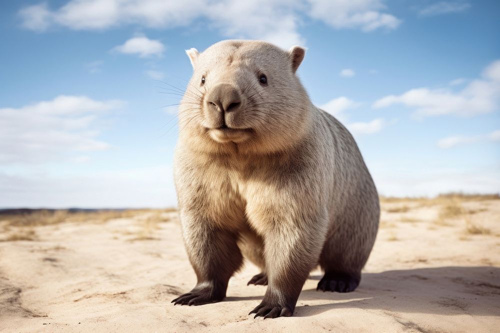 Wombat wildlife mammal animal. AI | Premium Photo - rawpixel