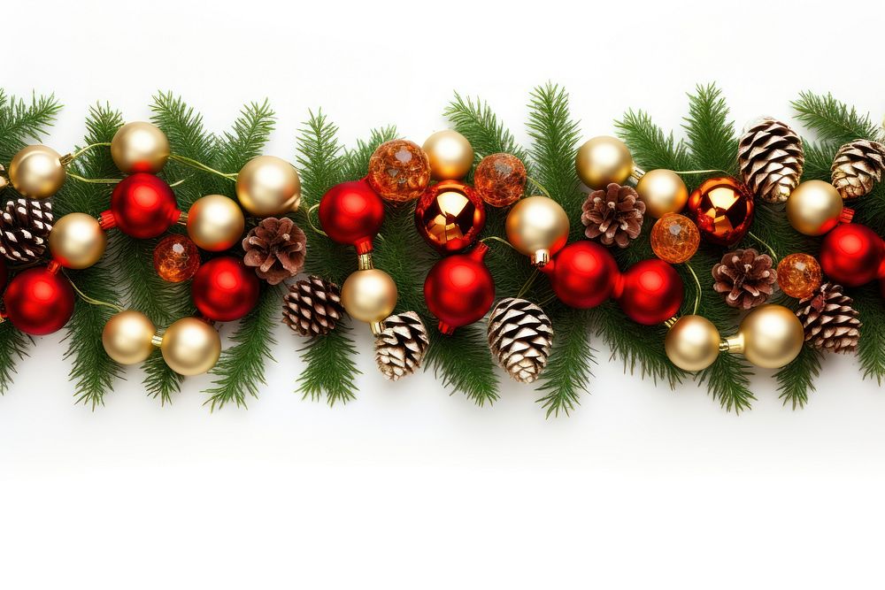 Christmas Garland Decorationon christmas decoration | Premium Photo ...