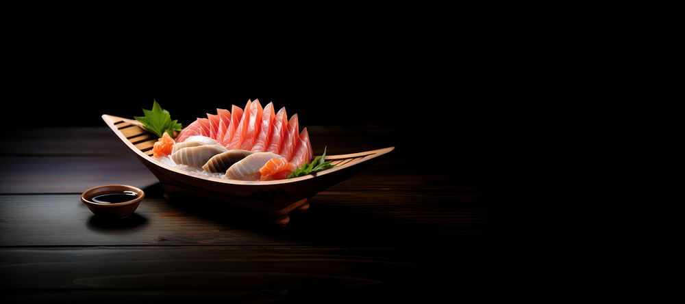 Sashimi table plate food. | Premium Photo - rawpixel