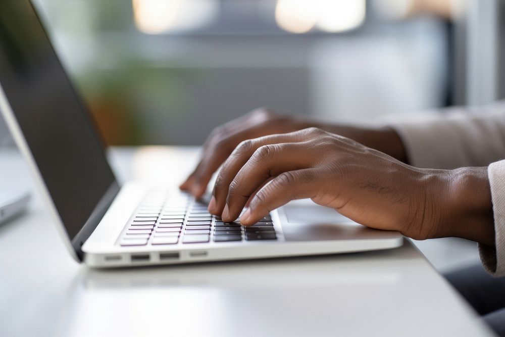 Computer keyboard laptop typing. AI | Free Photo - rawpixel