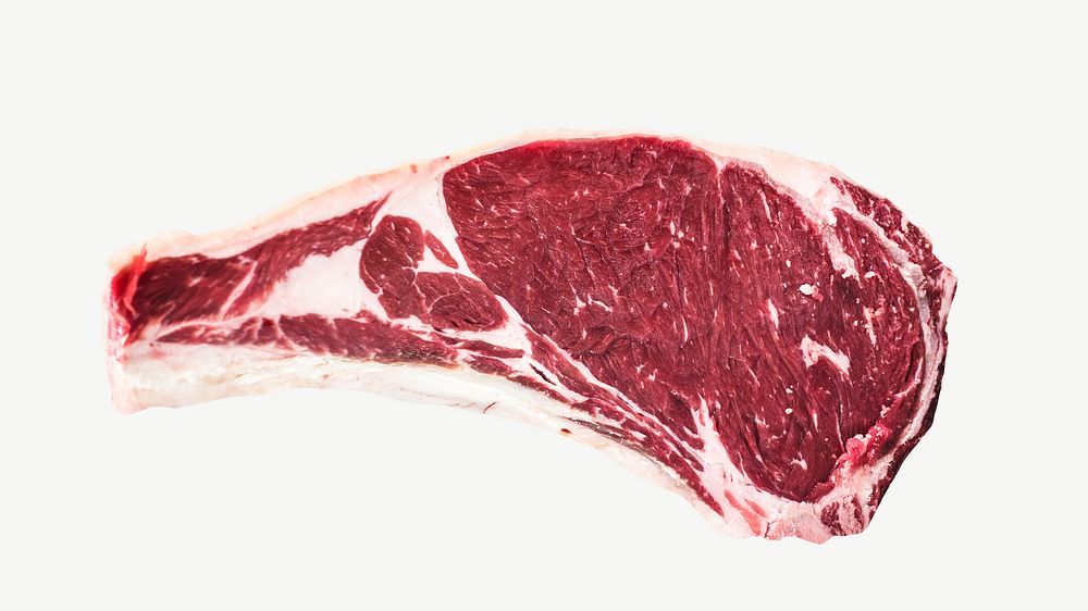 Raw beef meat collage element | Free PSD - rawpixel