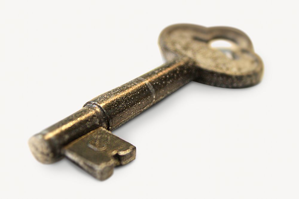Vintage key isolated image | Free Photo - rawpixel