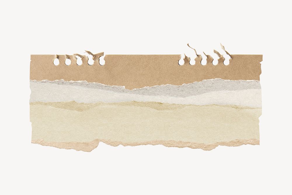 Ripped note paper collage element | Premium PSD - rawpixel