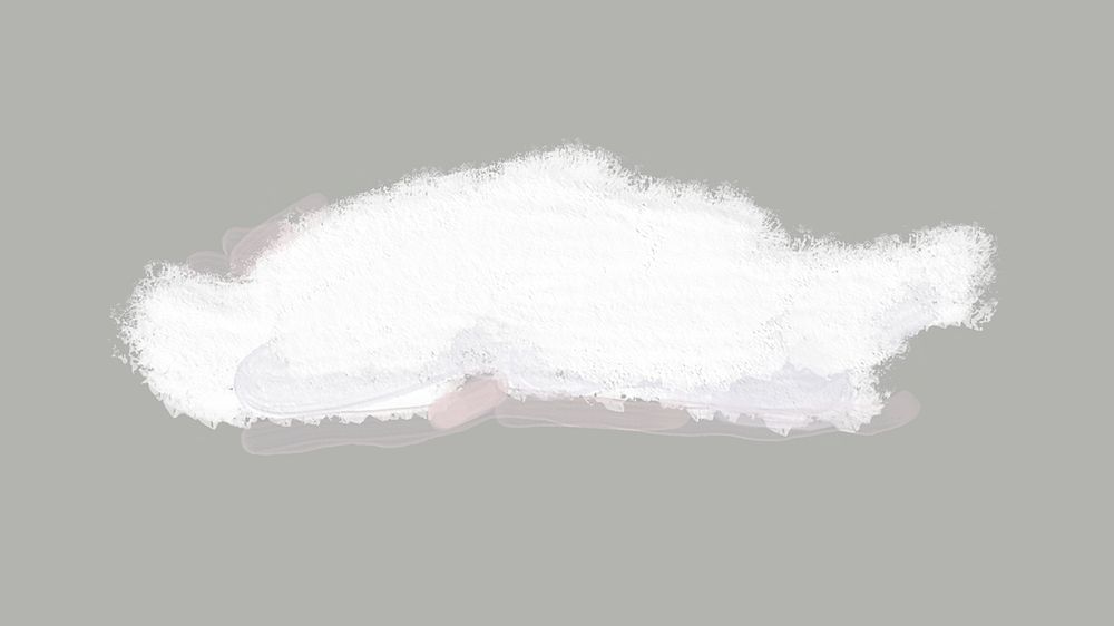 Minimal cloud collage element psd | Premium PSD - rawpixel