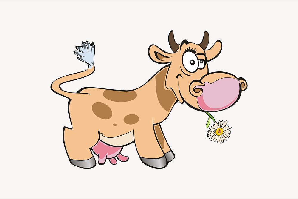 Cow illustration. | Free Photo Illustration - rawpixel