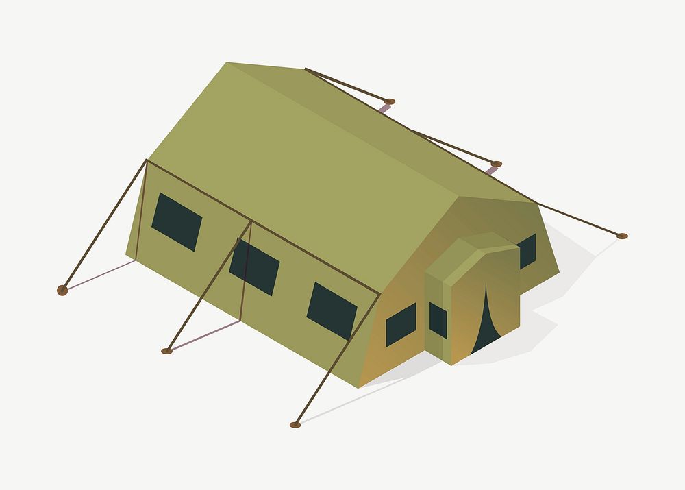 Military camp illustration psd | Free PSD - rawpixel