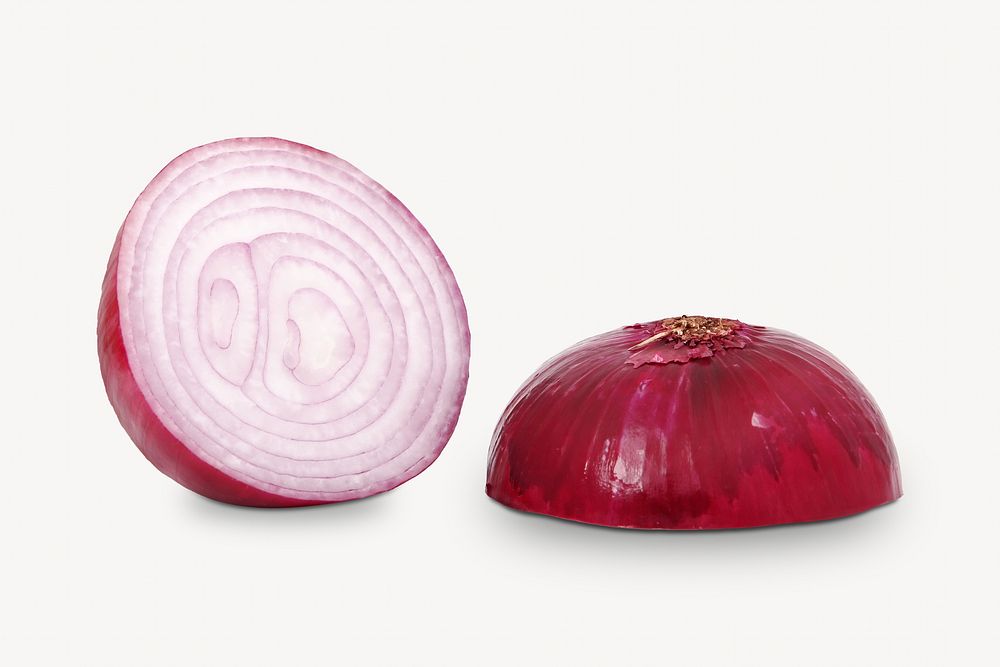 Sliced red onion collage element, | Free Photo - rawpixel