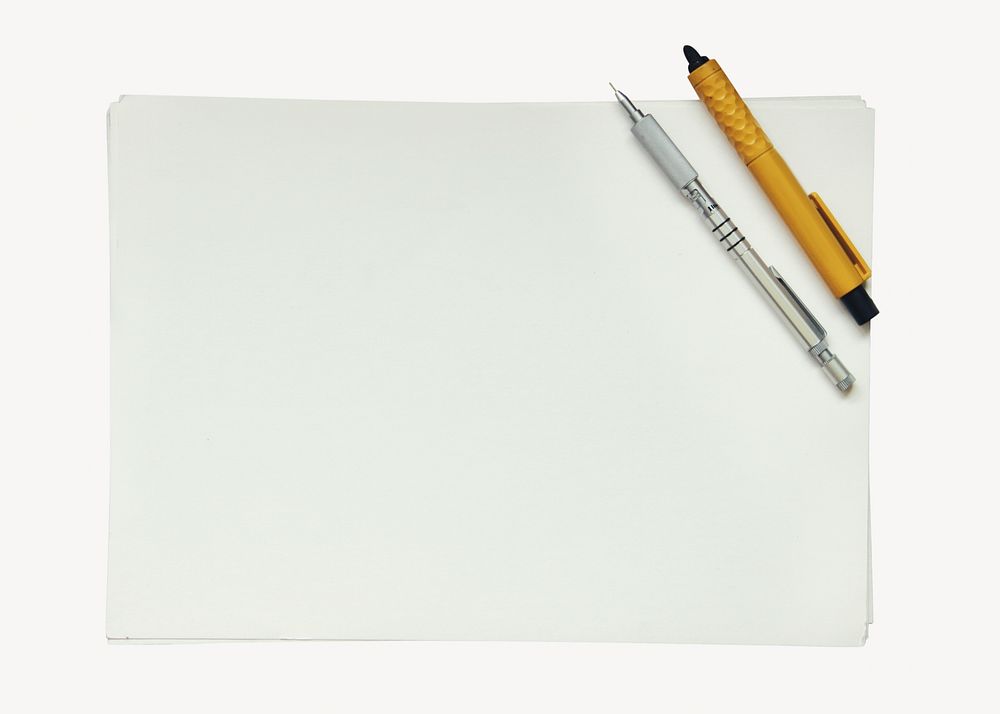 Blank paper, isolated image | Free Photo - rawpixel