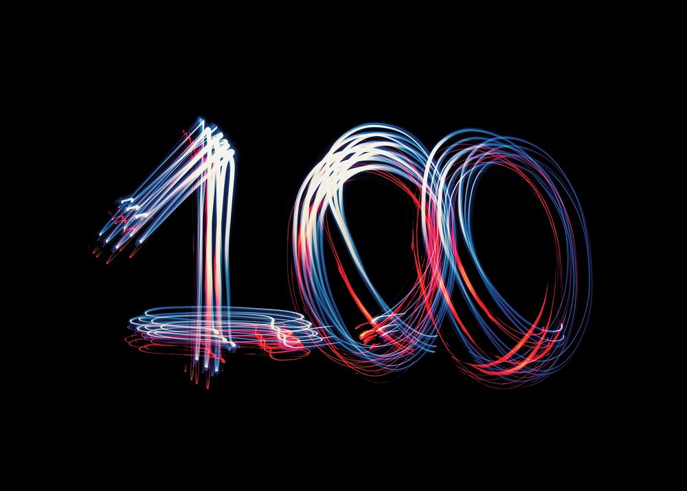 100 light trail, isolated image | Free Photo - rawpixel