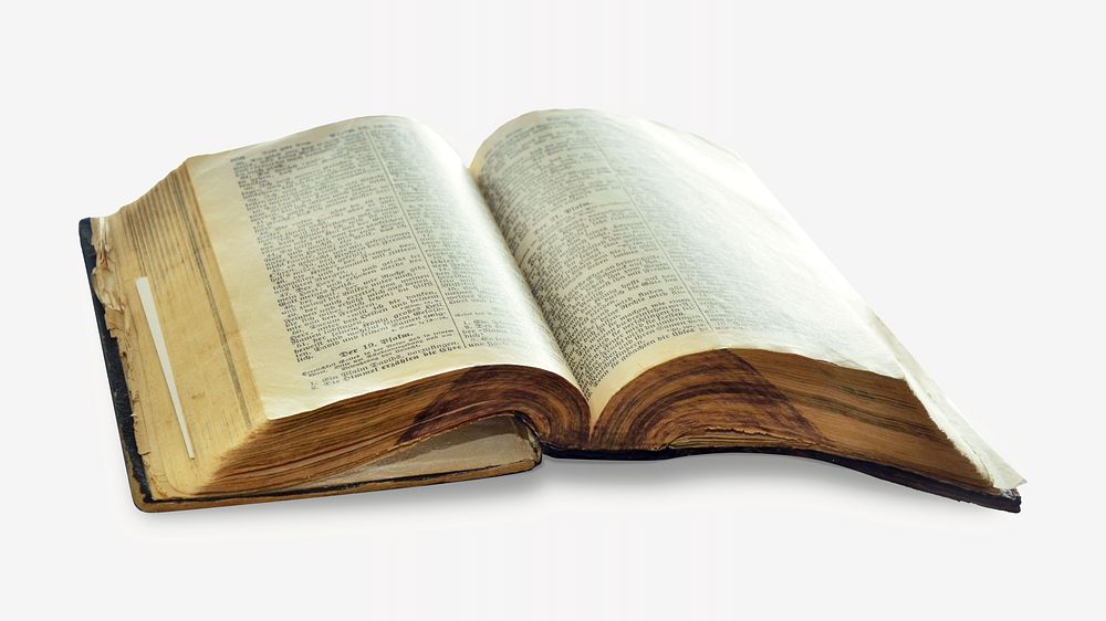 Open book collage element isolated | Free Photo - rawpixel